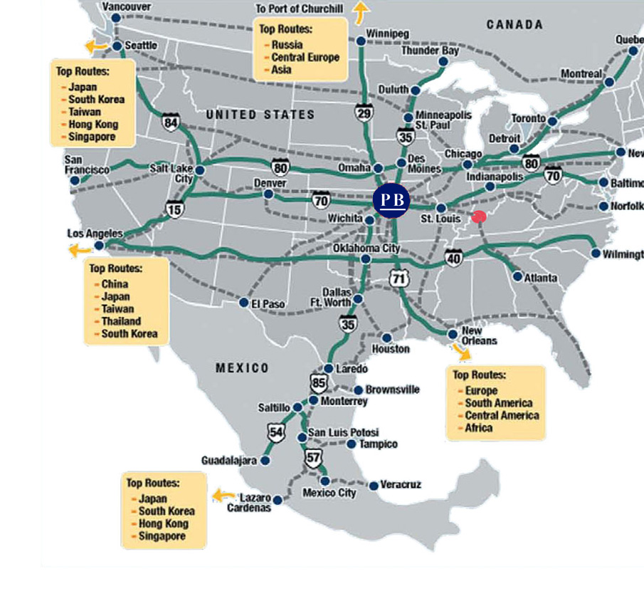 TransportMap – Paris Brothers, Inc